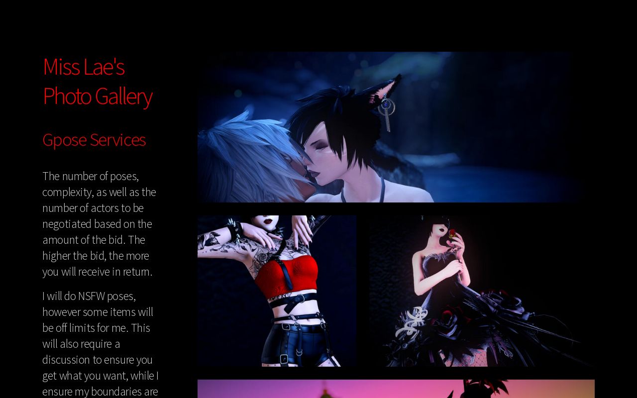 Miss Lae's Photo Gallery